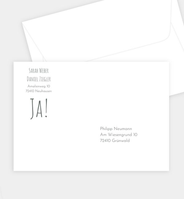 Edle Briefumschläge zur Hochzeit designen | Kartenliebe